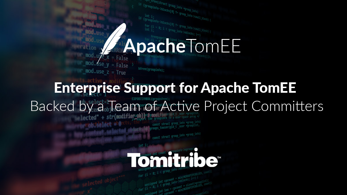 Enterprise Support for Apache TomEE - Backed by Experts